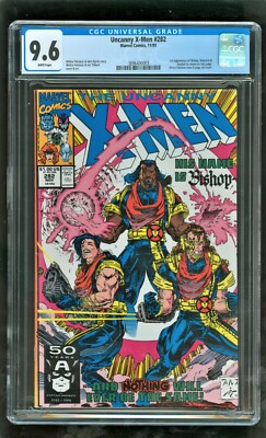 CGC 9.6 UNCANNY X-MEN #282 MARVEL COMICS 1991 1ST APPEARANCE OF BISHOP ...
