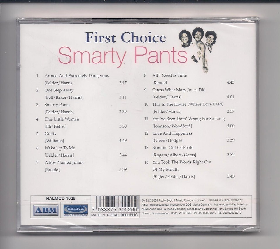 FIRST CHOICE - Smarty pants CD rare SEALED Import UK - Soul / Disco | eBay