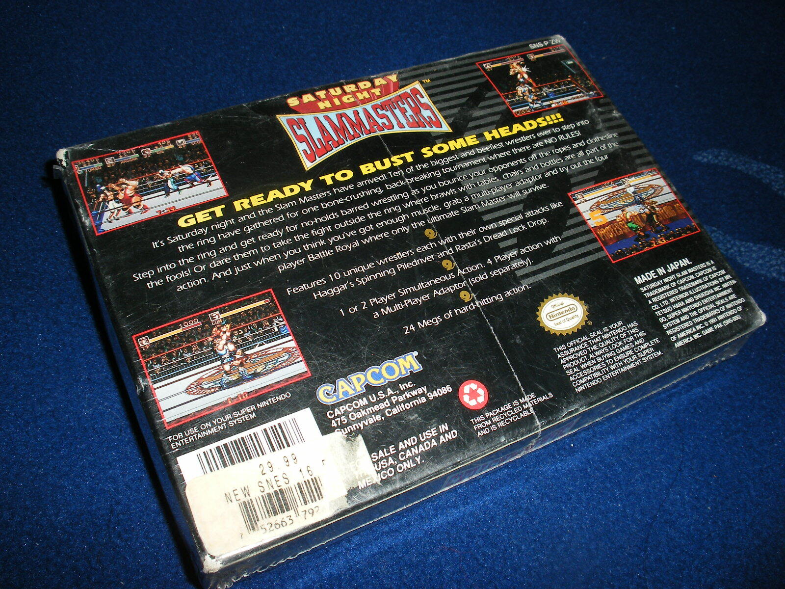 Saturday Night Slam Masters (Super Nintendo Entertainment System, 1993 ...