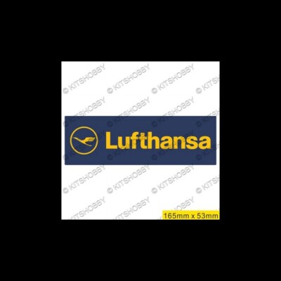 Lufthansa Logo Sticker (Size 16.5 cm x 5.3 cm) | eBay