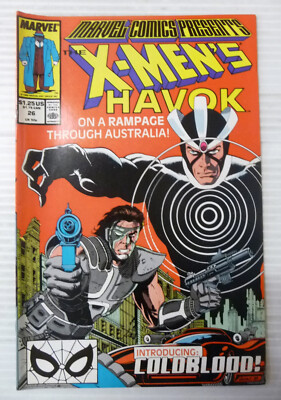 marvel comics presents 26 x men's havok marvel us | eBay