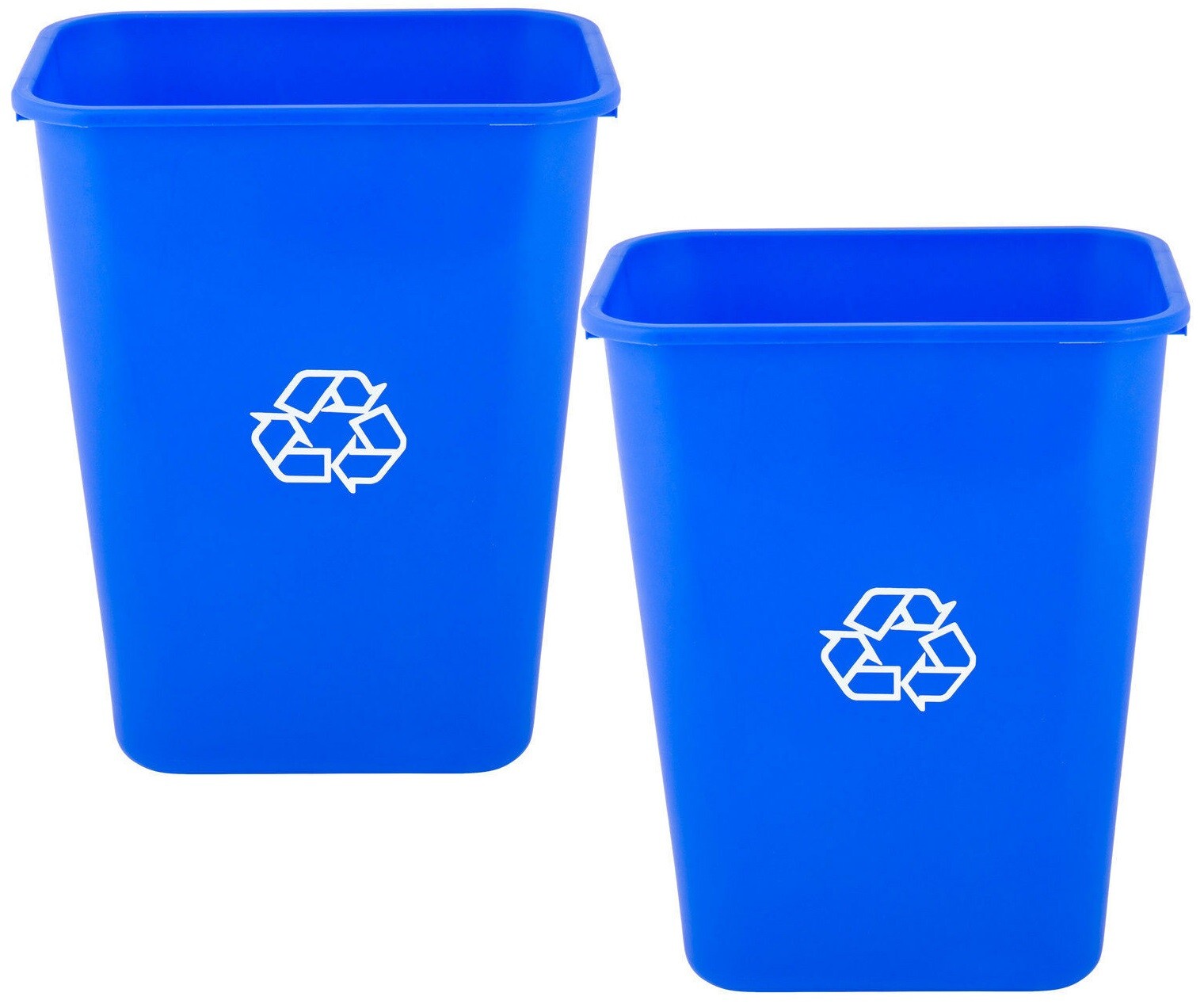Blue Recycle Can