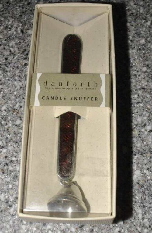 DANFORTH PEWTER "WAVES" CANDLE SNUFFER BEAUTIFUL DECORATION / DESIGN ...