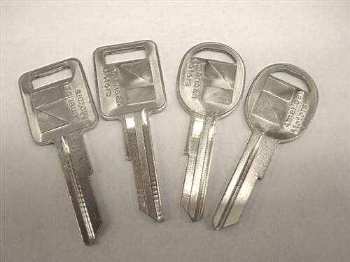 2 NOS Original Key Blanks Fit AMC Javelin AMX & All AMC Models & Jeep ...