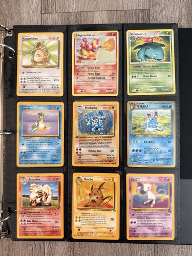 Old Pokemon Cards VINTAGE Rare Collection binder Holo WOTC 1999 & 2000s ...
