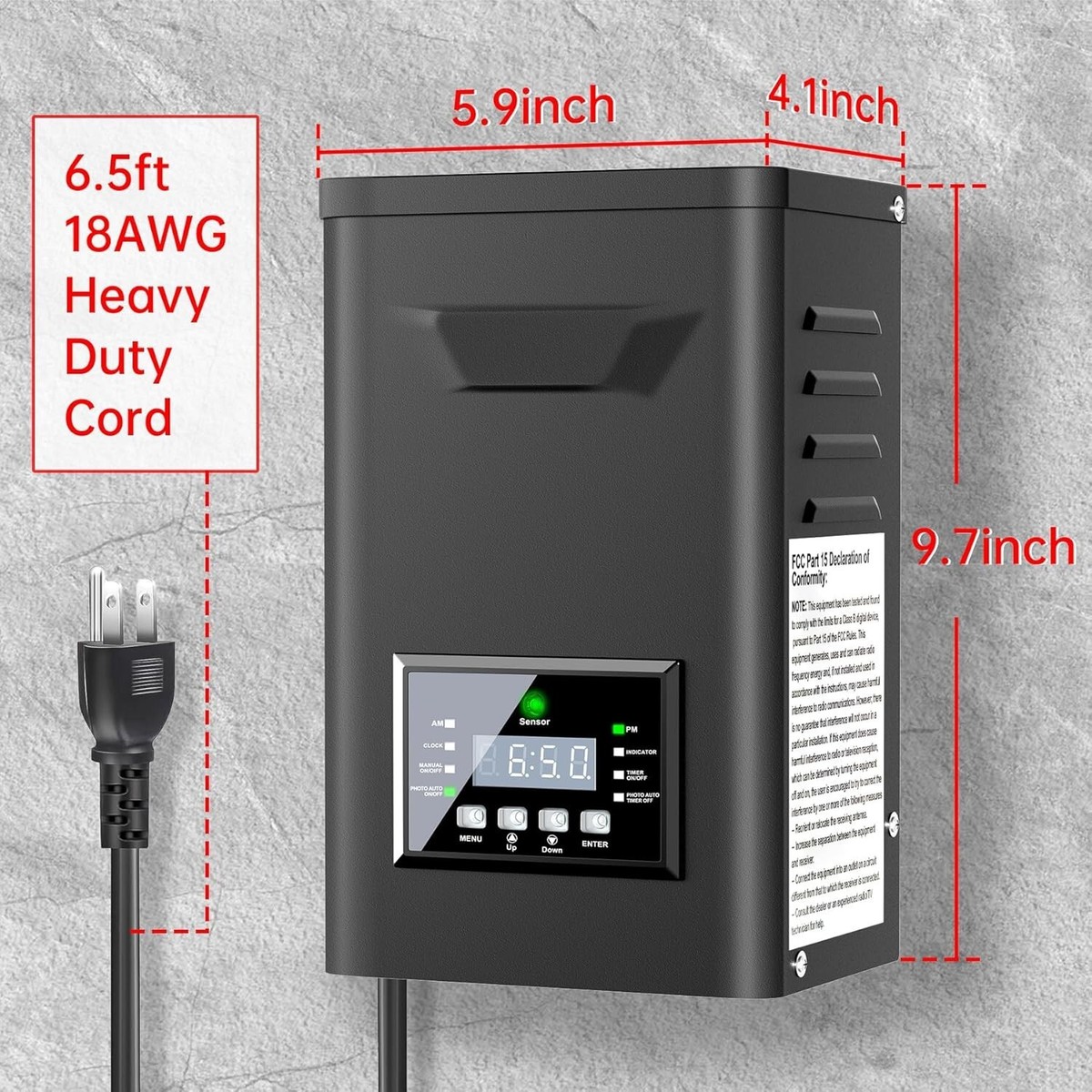 400W Low Voltage Landscape Transformer, Landscape Lighting Transformer ...