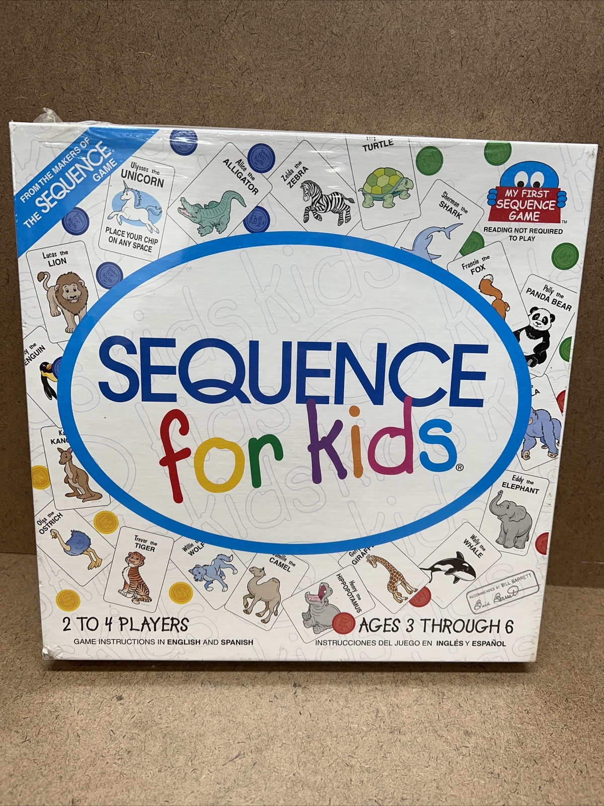 Sequence for Kids, by Jax Ltd - For 2 to 4 Players - For Ages 3 - 6 ...