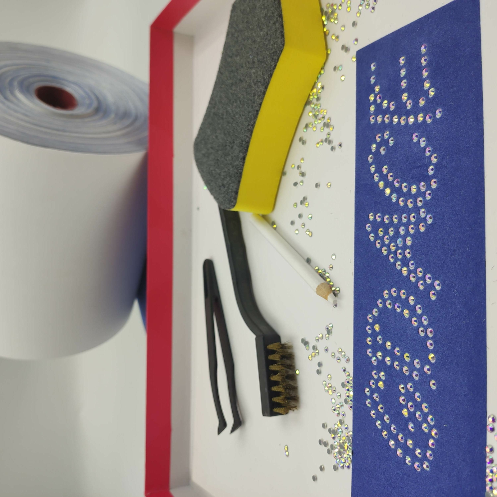 Magic Flock for Rhinestone Template Material Sticky Flock for ScanNcut ...