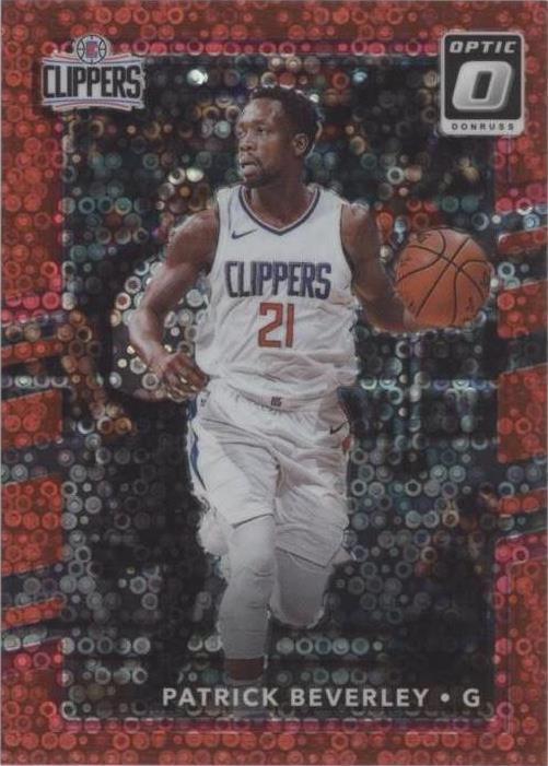 2017-18 Panini Donruss Optic - Patrick Beverley #61 Red Fast Break ...