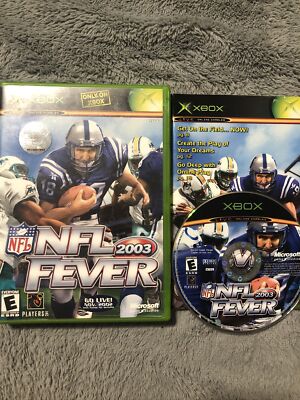 NFL Fever 2003 (Microsoft Xbox, 2002) Complete w/ Manual - Tested ...