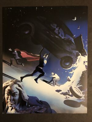 Superman Action Comics #1 Homage COVER DC Comics Poster Print 9x11 Alex ...