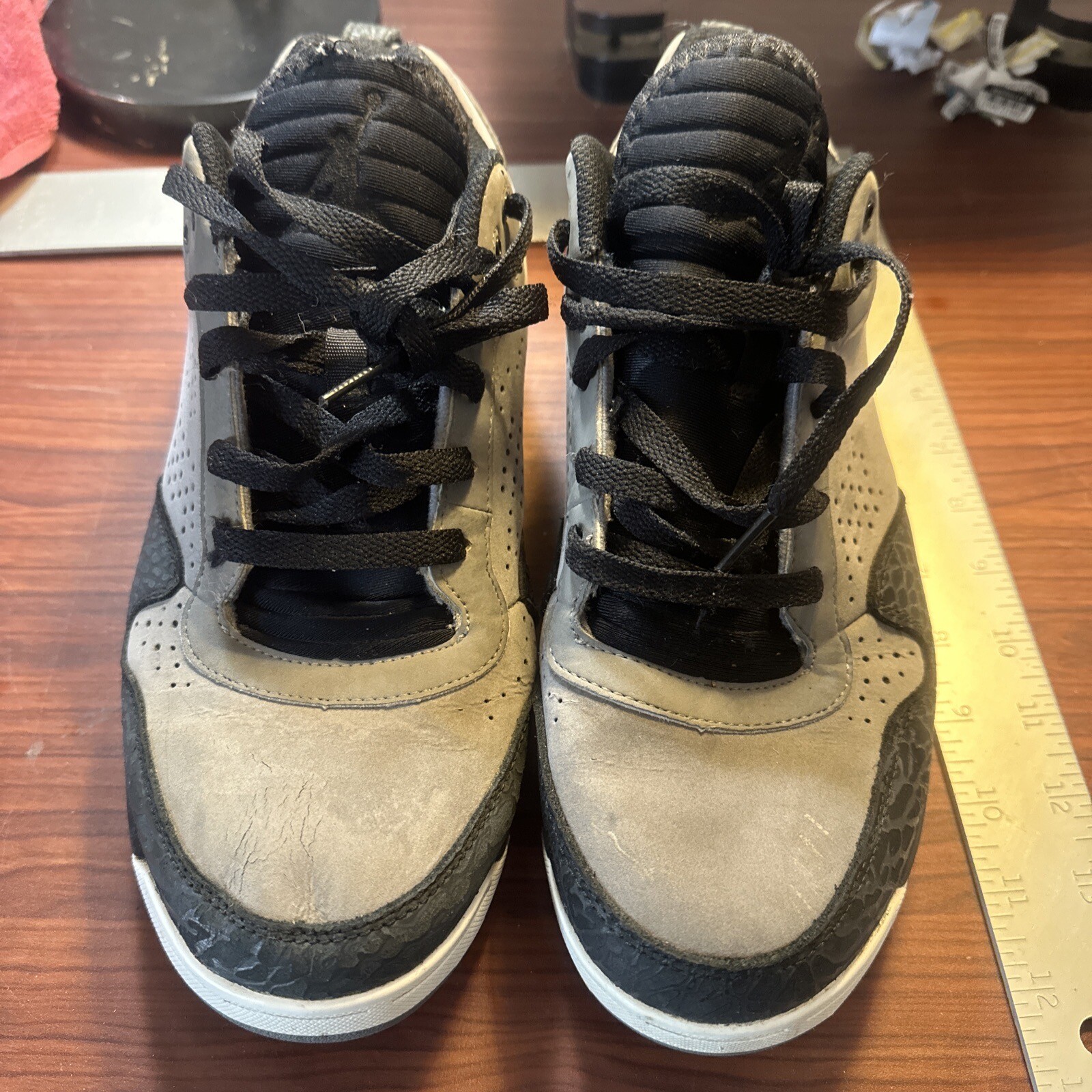 Size 10 - Jordan After Game 2 Cool Gray Black 2011 P-019 | eBay