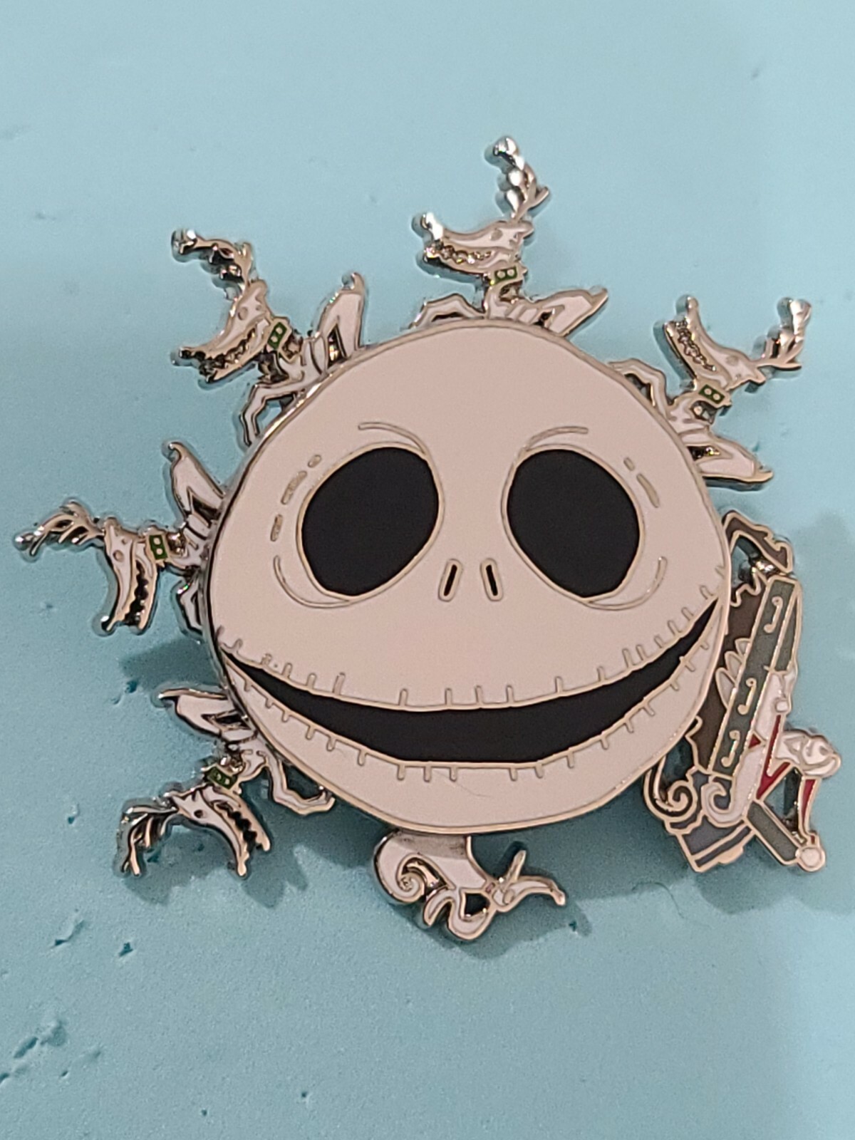Nightmare Before Christmas Jack Santa Face