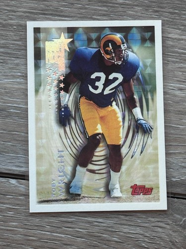 Toby Wright 1994 Topps Special Effects Rookie Card #576 Rams NFL RC | eBay