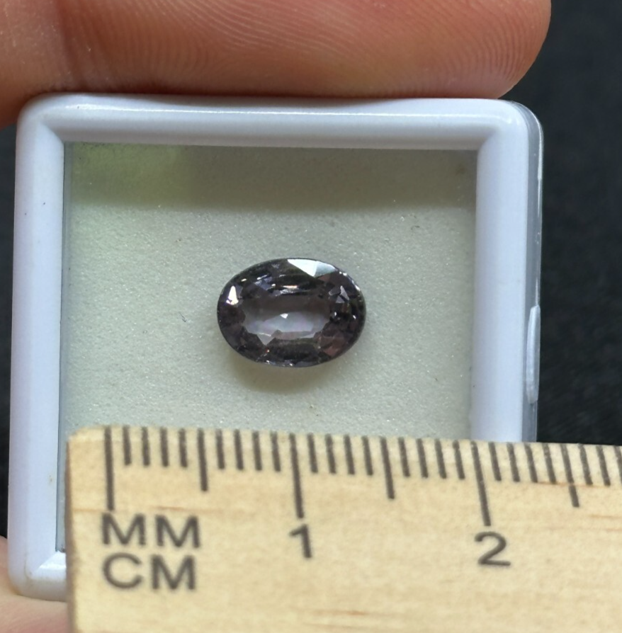 Faceted Unknown Purple Gemstone in Gem Jar- Vintage Estate Find | eBay