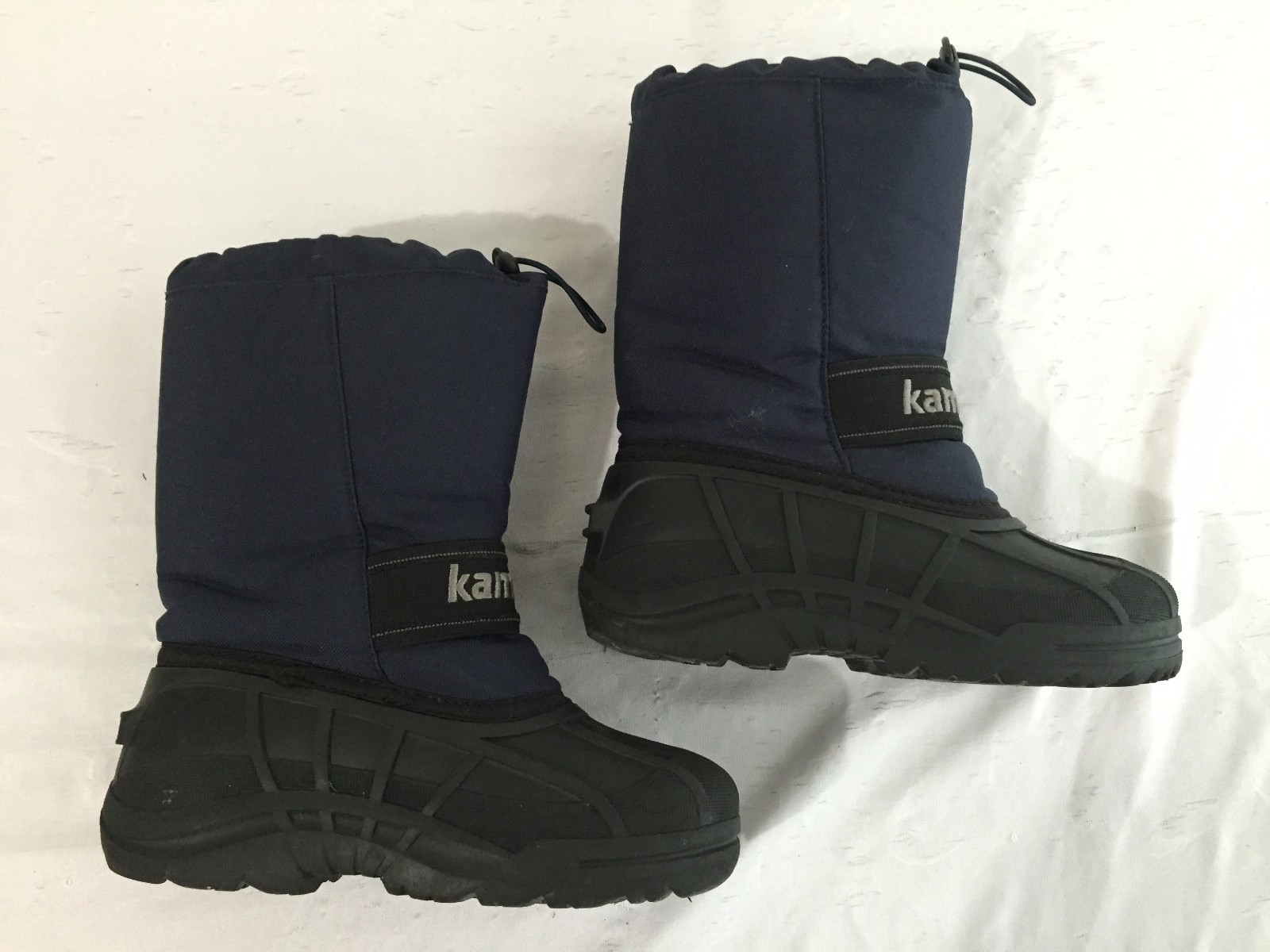 KAMIK Kaboom2 Winter Snow Boots w/Felt Liners Navy Size 3 | eBay