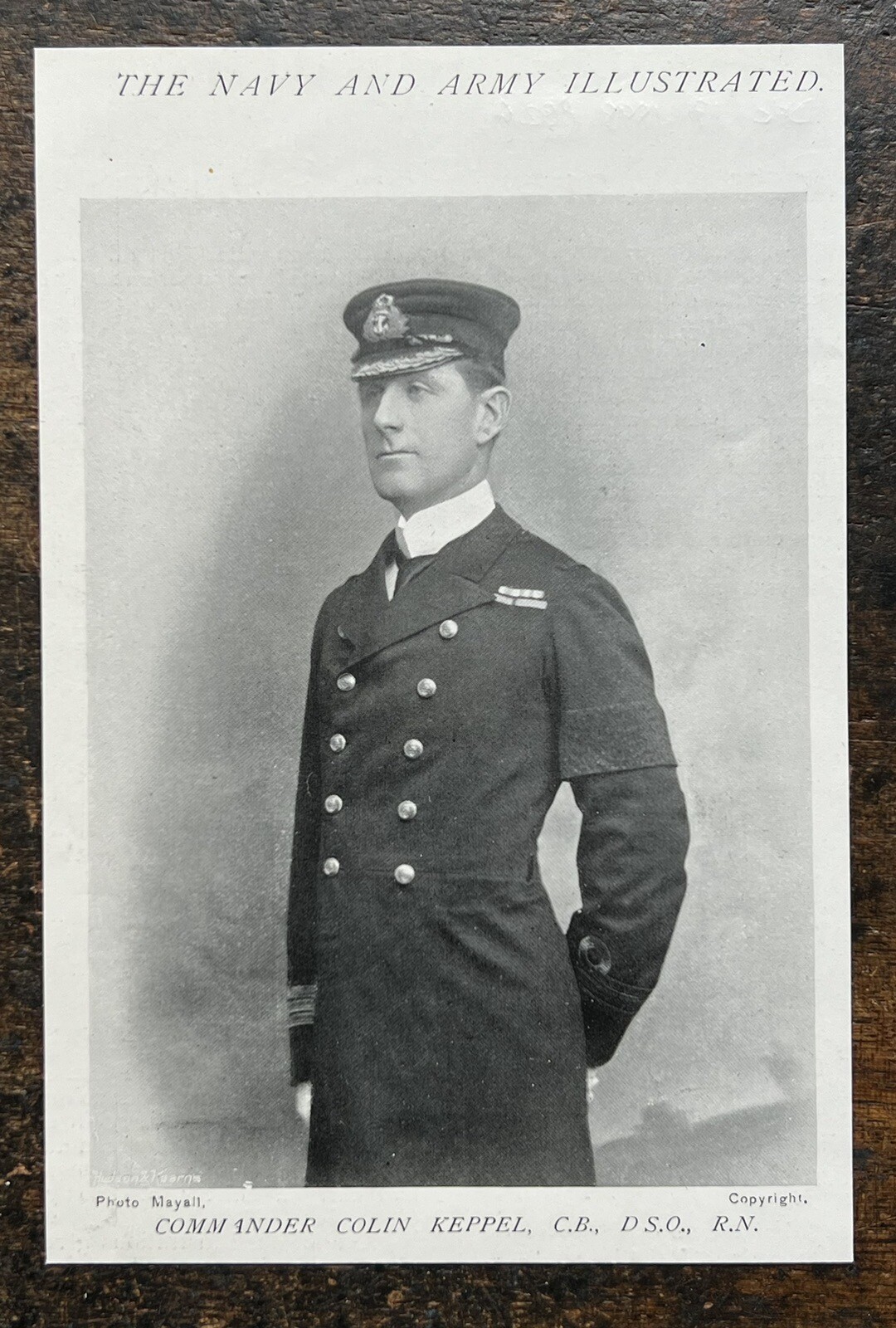 Commander Colin Keppel, CB, DSO, RN - 1898 Press Cutting r435 | eBay