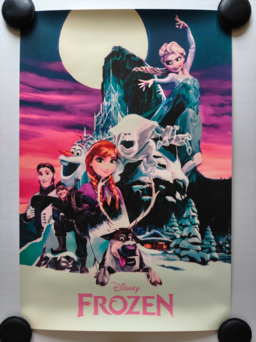 Disney Frozen Variant Chris Valentine Poster Art Print Bottleneck ...