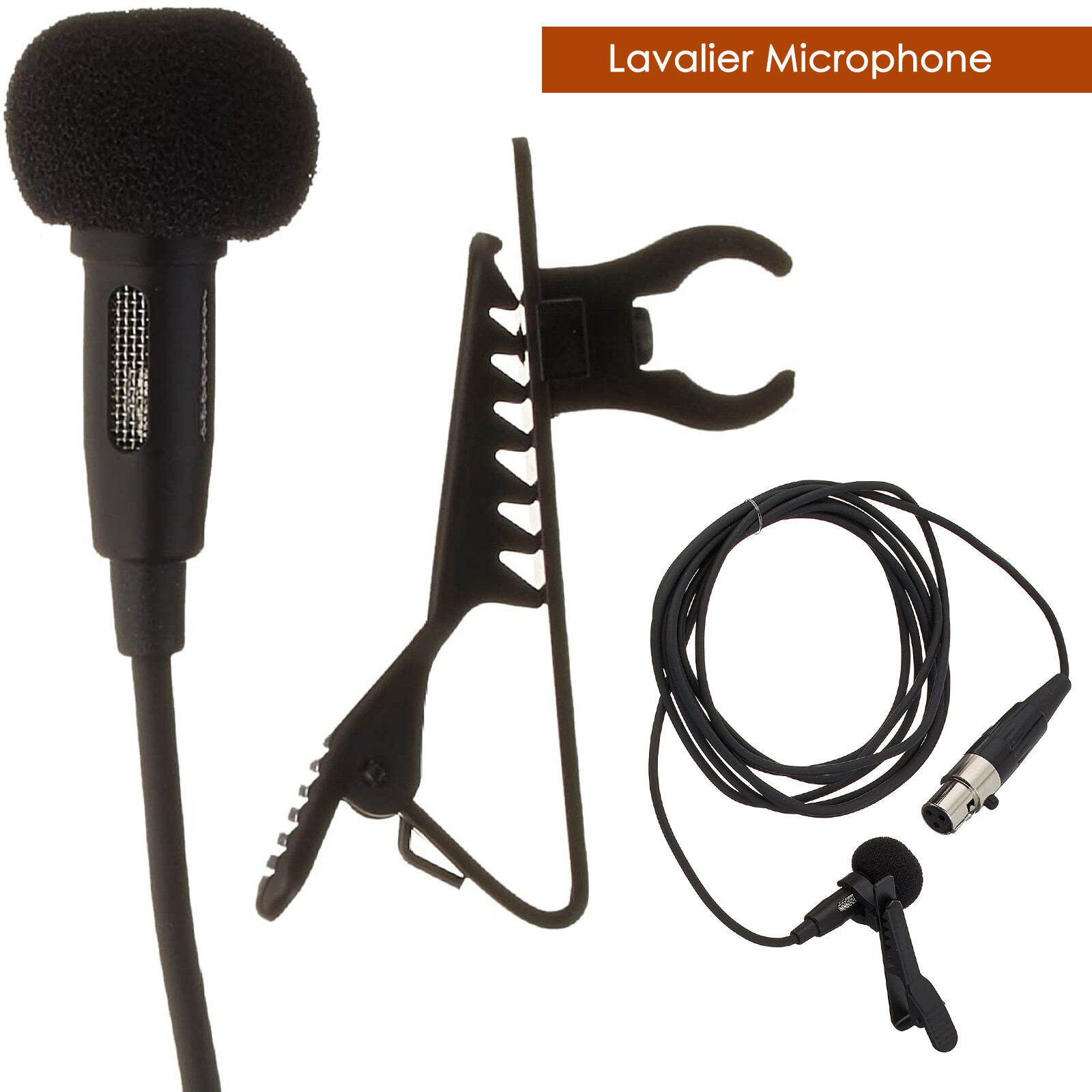 AKG Pro Audio CK99L Condenser Lavalier Microphone Cardioid Polar ...