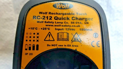 WOLFLITE RC-212 QUICK CHARGER FOR WOLF RECHARGEABLE TORCH | eBay