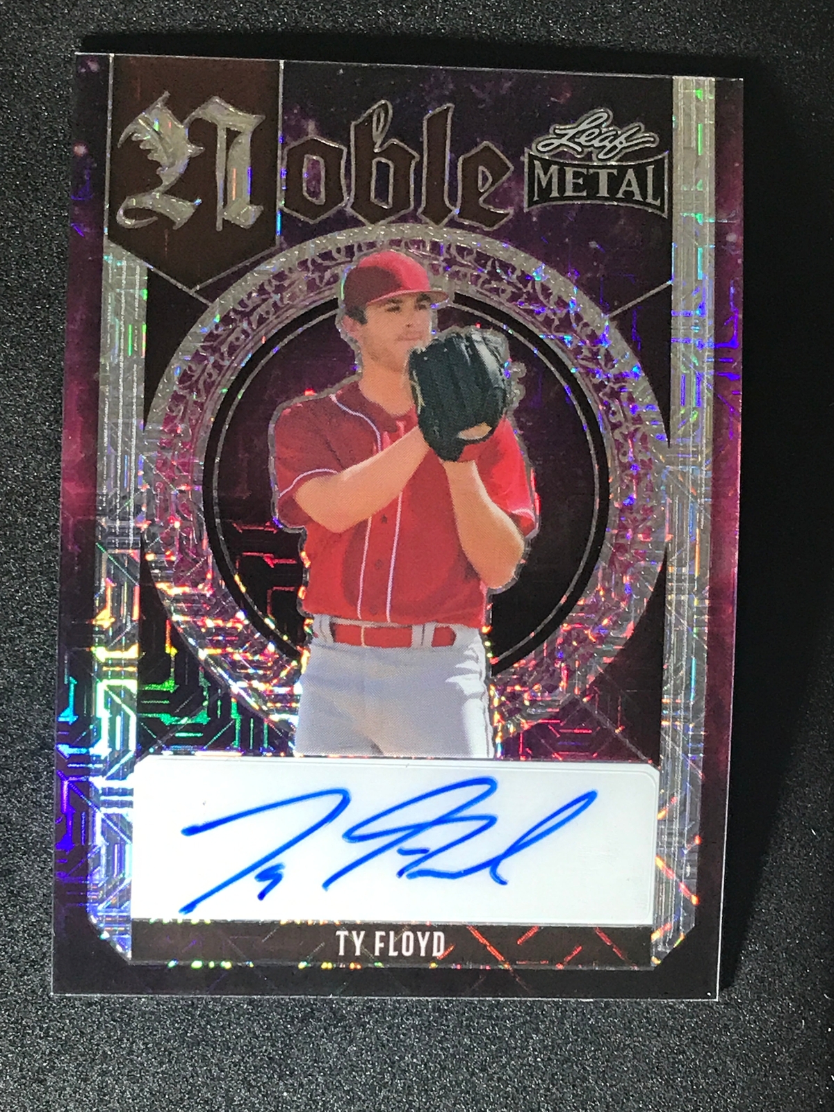 2023 Leaf Metal Baseball Auto Noble Galaxy Mojo Ty Floyd 1/1 | eBay