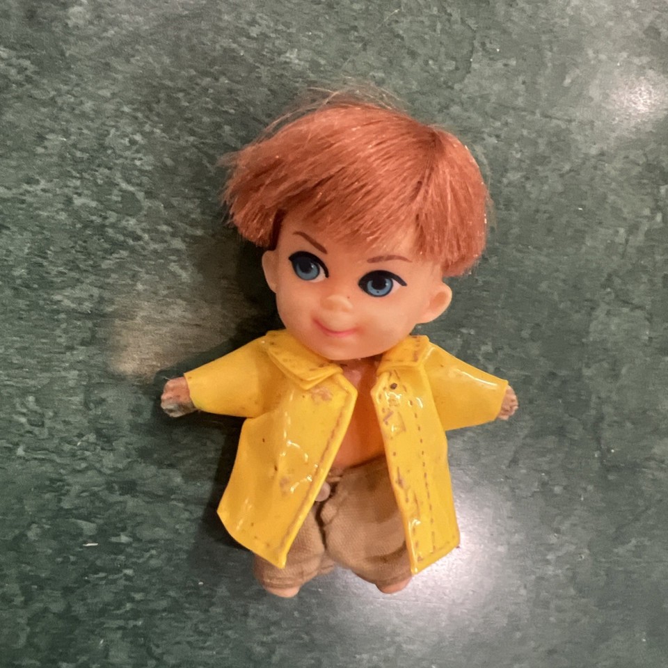 VINTAGE LIDDLE KIDDLE BUNSON BERNIE DOLL FIREMAN MATTEL 1967 RARE #3501 ...