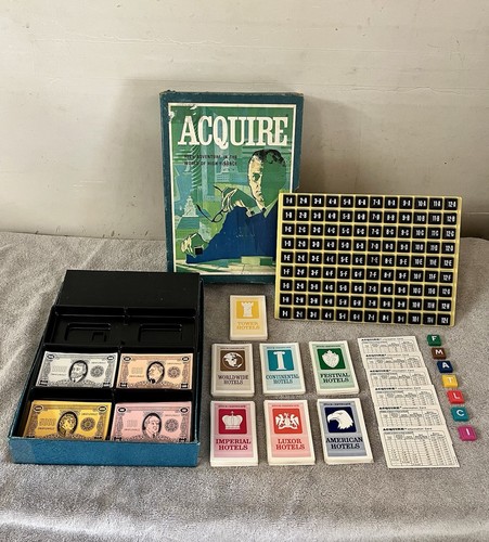 VTG Acquire 1968 Board game- 3M Games 100% Complete | eBay