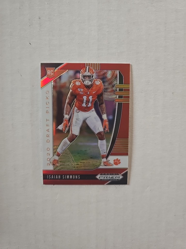 2020 Panini Prizm Draft Picks - Draft Picks Rookies Isaiah Simmons #154 ...