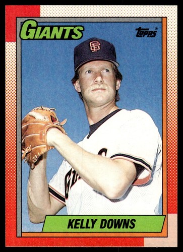 1990 Topps Baseball Card Kelly Downs San Francisco Giants #17 | eBay