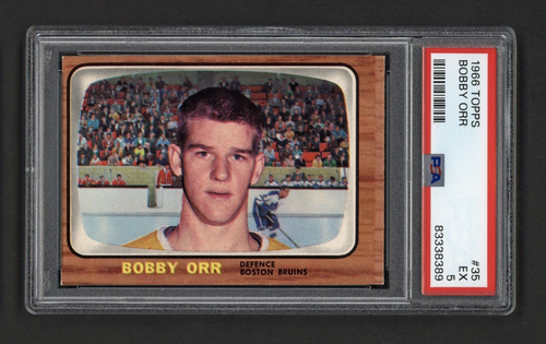 1966 TOPPS #35 BOBBY ORR ROOKIE CARD PSA 5 EX | eBay