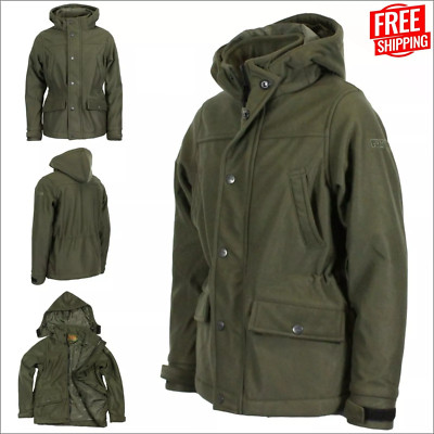 Mens Game Trekker Waterproof Jacket Hunting Shooting Mesh Lined Hunters ...