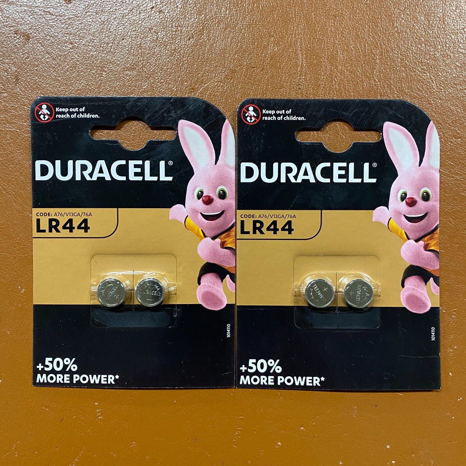 4 x DURACELL LR44 1.5V ALKALINE CELL BATTERY A76 AG13 SR44 GPA76 ...
