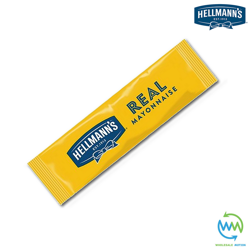 Hellmann's Real MAYONNAISE Sachets 9.2g 10ml SAUCE Individual Portion ...