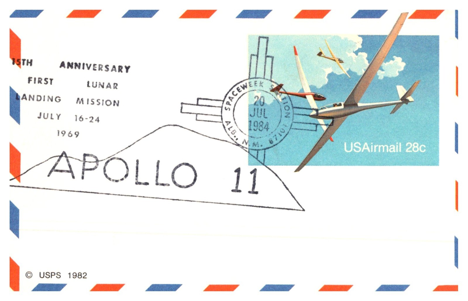 Postal Covers Various Apollo 11 First Lunar Landing Anniversary 2 1969 ...