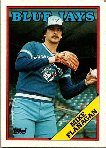 Mike Flanagan Blue Jays Baseball Card Topps 1987 Card Number 623 | eBay