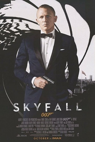 Skyfall Advance (october in imax ) Original Movie Poster Double Sided ...