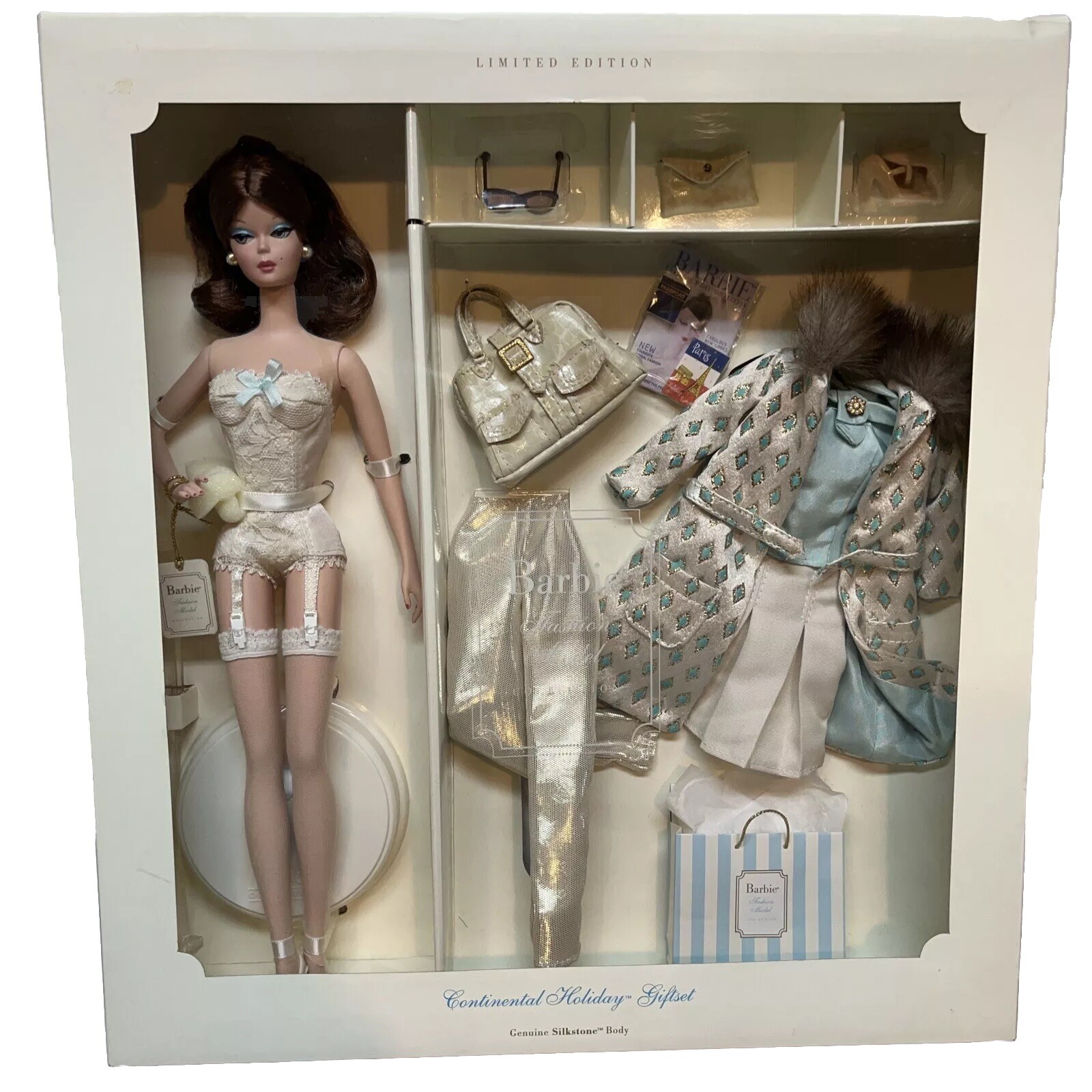 Barbie Continental Holiday Giftset Silkstone Barbie Doll Fashion Model #55497 | eBay