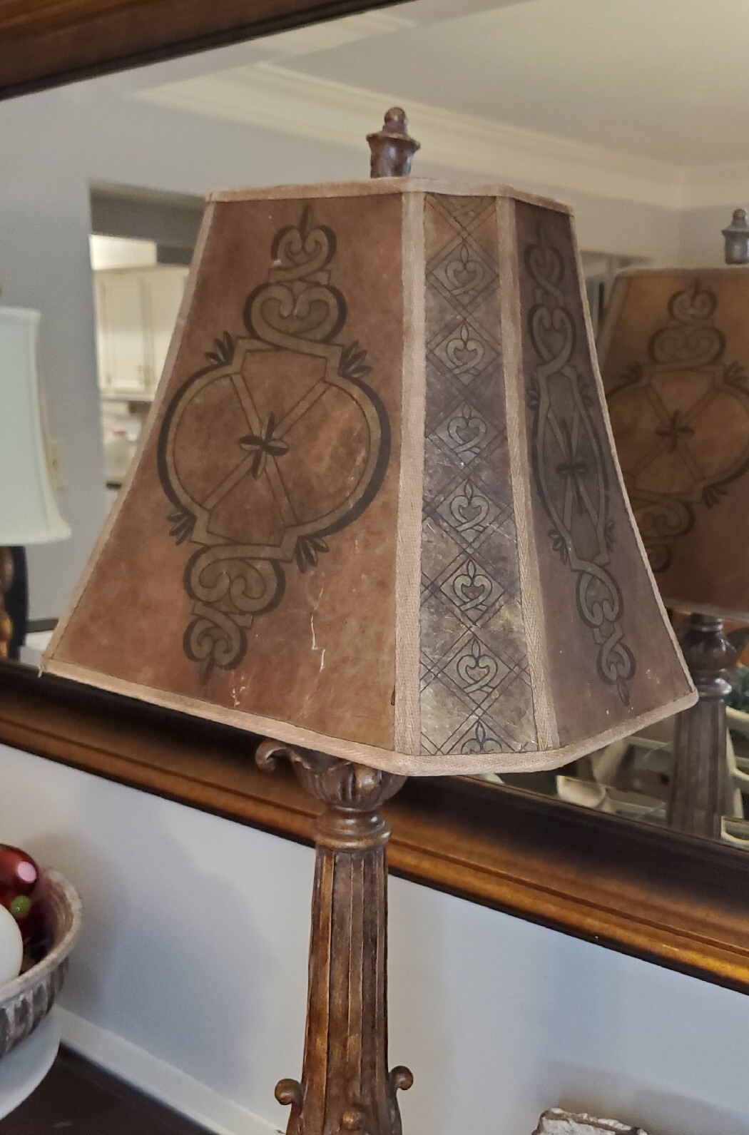 Vintage Berman Arts and Crafts Mica Table Lamp | eBay