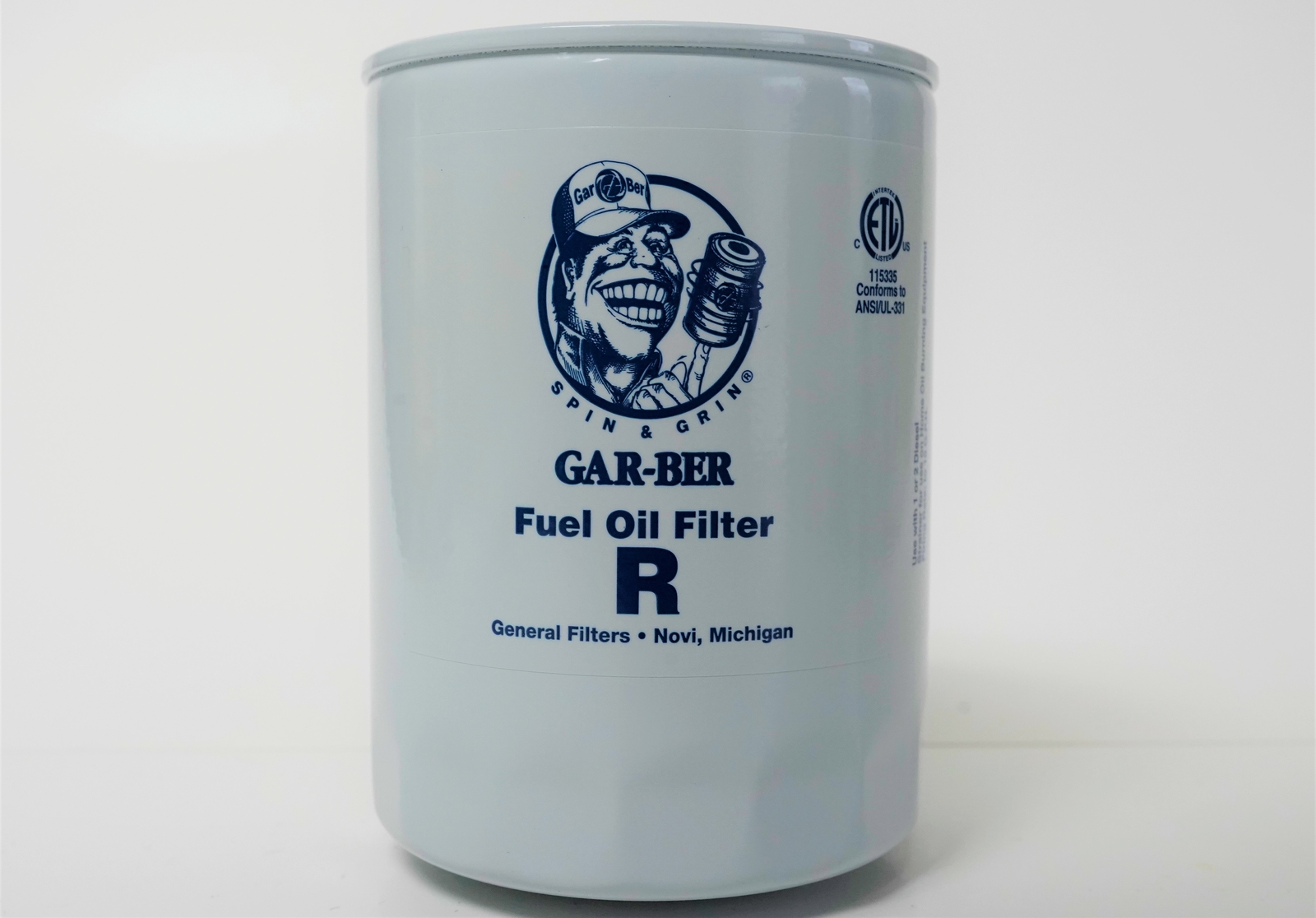 Gar-Ber Model R Spin On Furnace Fuel Oil Filter Epoxy Coated Garber ...