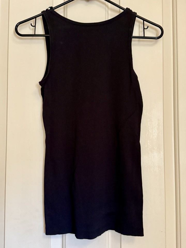 Willi Smith Ribbed Cotton Tank Top Women’s Medium | eBay