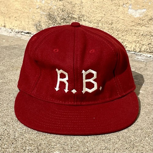 R.B. Adjustable Hat Ebbets Field Flannels W.I. Wool & Satin Retro ...