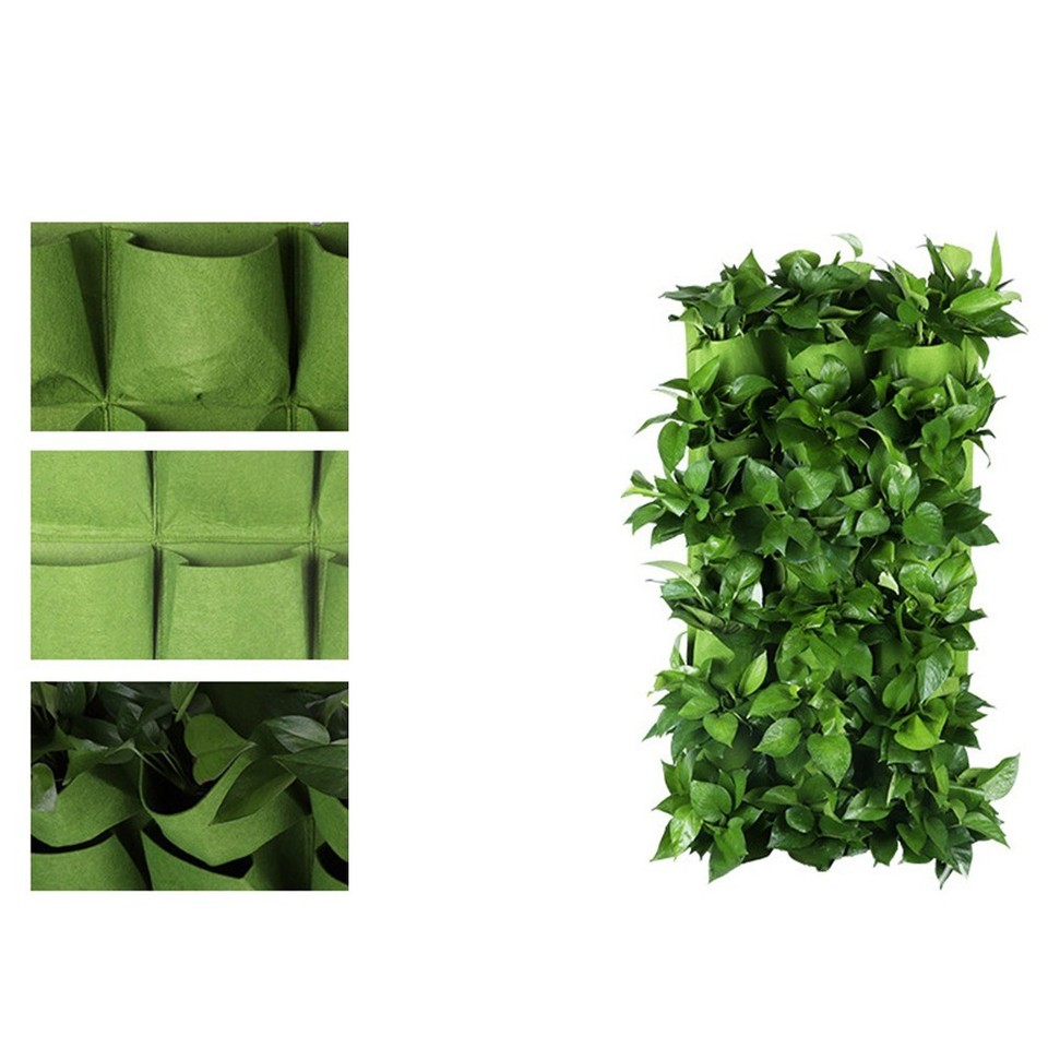 Vertical Planting Solution Felt Grow Bags for Enhanced Space ...
