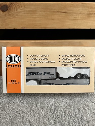 CONCOR 40' PIGGYBACK BOX TRAILER FUEL FOILER SANTA FE 10004-008101 3 ...