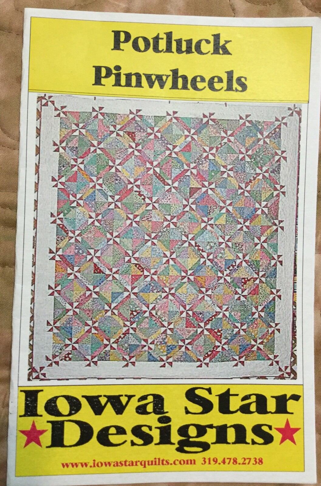 Potluck Pinwheels quilt pattern by Iowa Star Designs | eBay