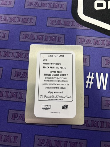Upper Deck Marvel Studios Series 2 Printing Plate 1/1 C85 Ribboned ...
