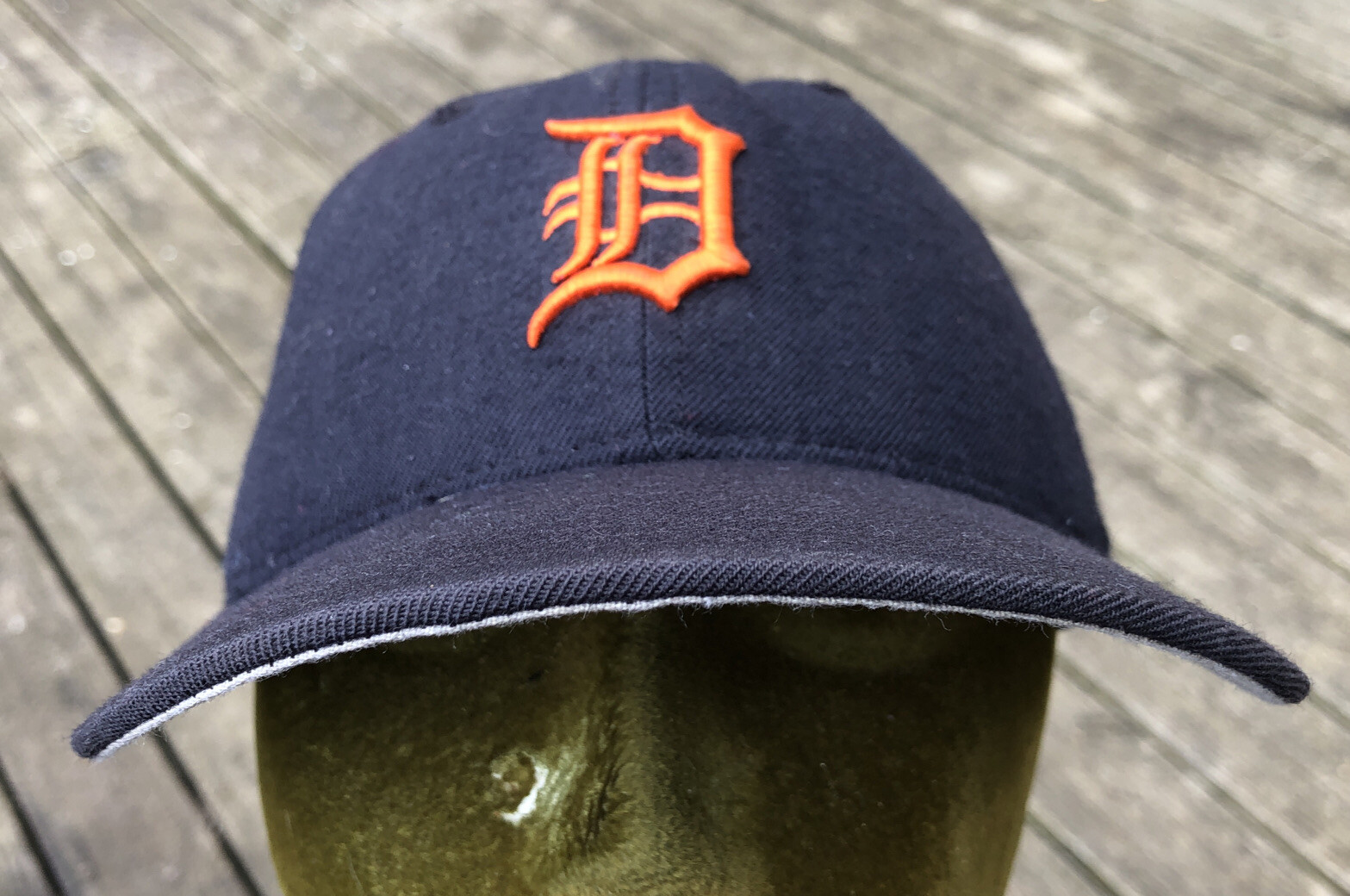 Detroit Tigers New Era 5950 Fitted cap hat sz 6-5/8 100% Wool ...