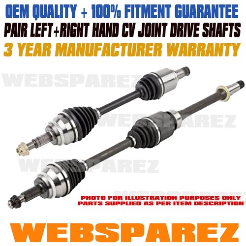 LEFT +RIGHT CV Drive Shafts for Toyota Camry AVV50R AVV50 2.5L HYBRID ...