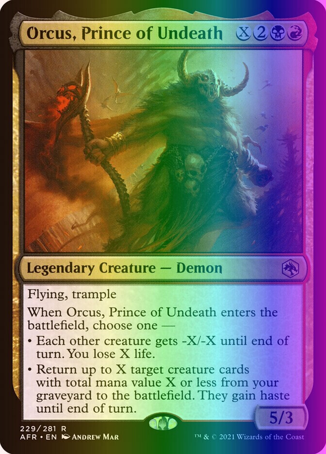 Orcus, Prince of Undeath (229/518) Adventures in the Forgotten Realms ...