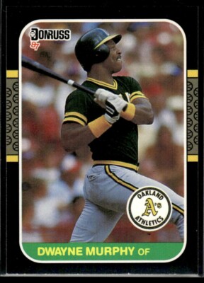 1987 Donruss #379 Dwayne Murphy Oakland Athletics | eBay