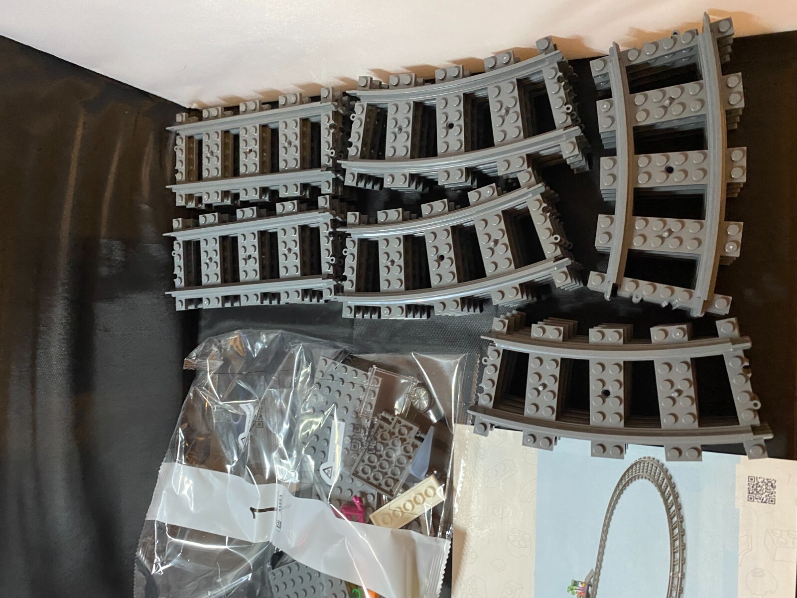 LEGO City Eisenbahn Schienen 16x gebogene 8x gerade